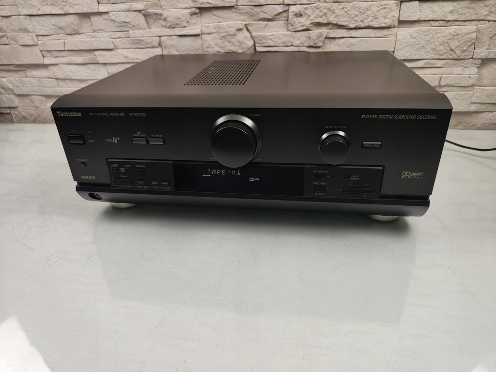 TECHNICS SA-DX750 Cyfrowy Amplituner 5,1 - 12473743927 - oficjalne archiwum Allegro