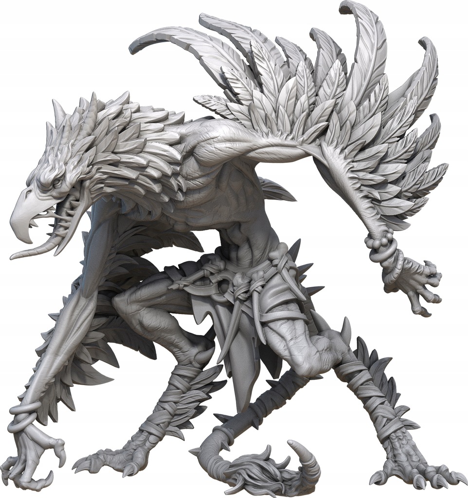 GH Rapacious bird waiting gryf dnd Figurka RPG 8k - 13093401119 ...
