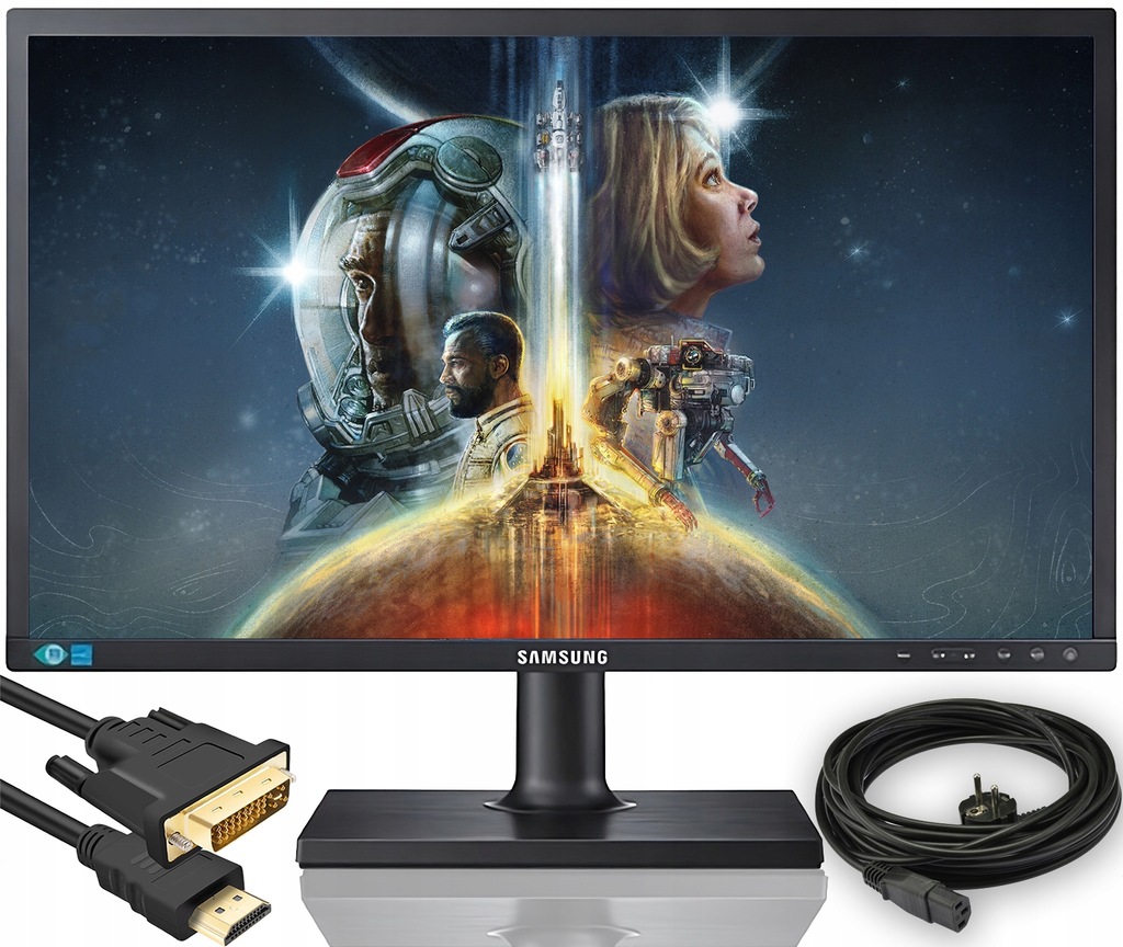MONITOR DO KOMPUTERA SAMSUNG DO GIER 22 CALE LED HDMI VGA DVI PIVOT ...