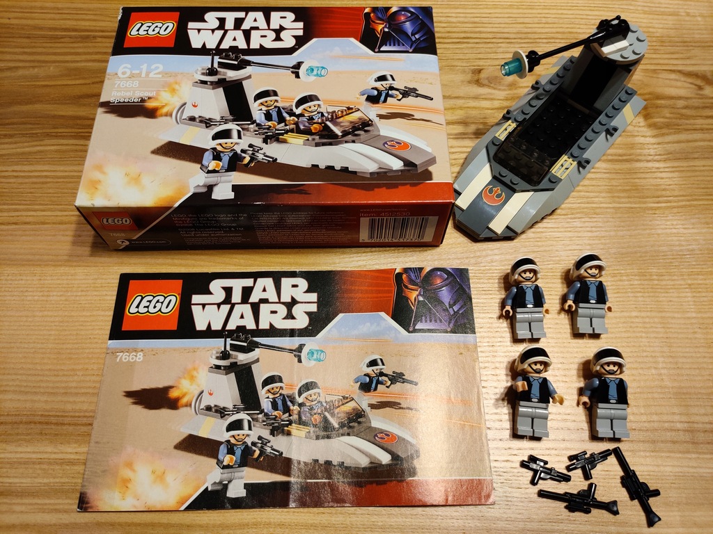 LEGO Star Wars 7668 - Rebel Scout Speed - jak nowy - 13479994069 ...