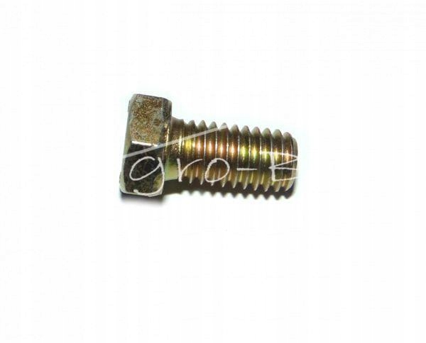 Śruba z łbem 6-kątnym pełny gwint 3/8" x 3/4" UNC DIN933 ocynk - boczna - 14464764053 ...