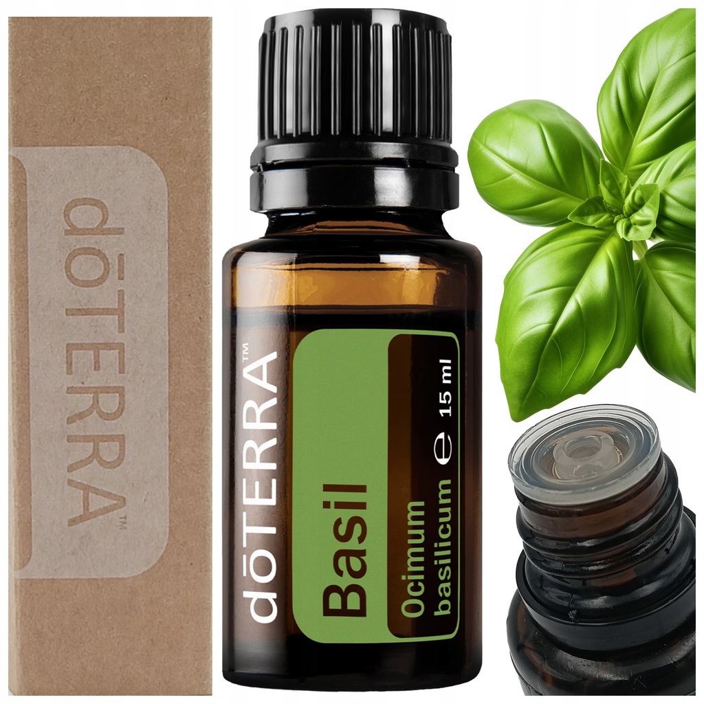 OLEJEK ETERYCZNY Z BAZYLI DoTERRA BASIL BAZYLIA 15ML ARMOATERAPIA ...