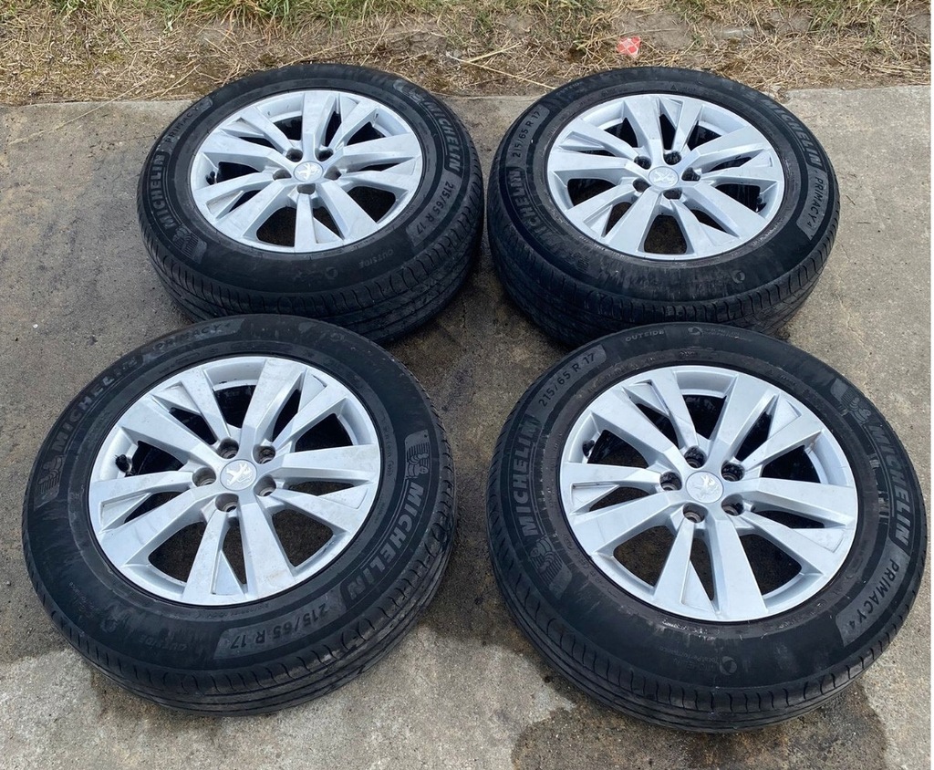 KOŁA FELGI ALUFELGI 215/65 R17 PEUGEOT 5008 3008 - 12482410071 ...