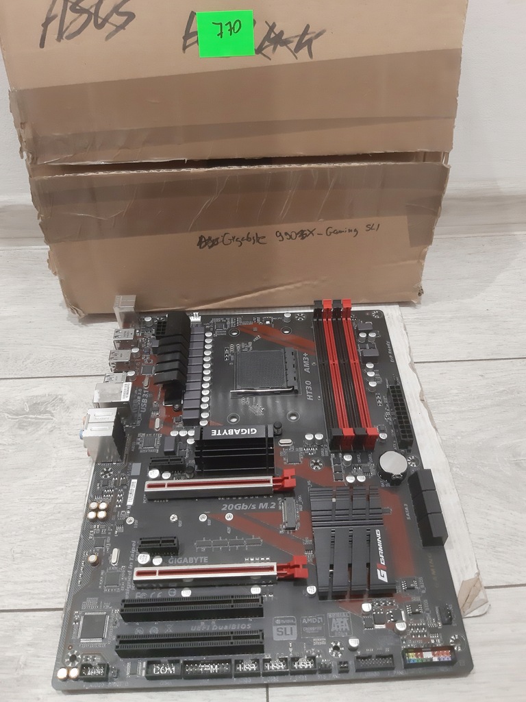 GIGABYTE 990X-GAMING SLI 770 - 12395782929 - oficjalne archiwum Allegro