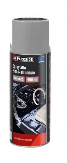 PARKSIDE OCHRONNA FARBA SPRAY ALUMINIOWO-CYNKOWY 400 ml - 16220059809 ...