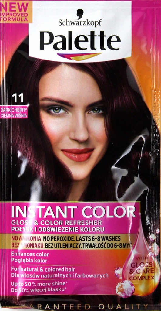 PALETTE INSTANT COLOR SZAMPONETKA KOLORYZUJĄCA CIE - 12695200807 ...