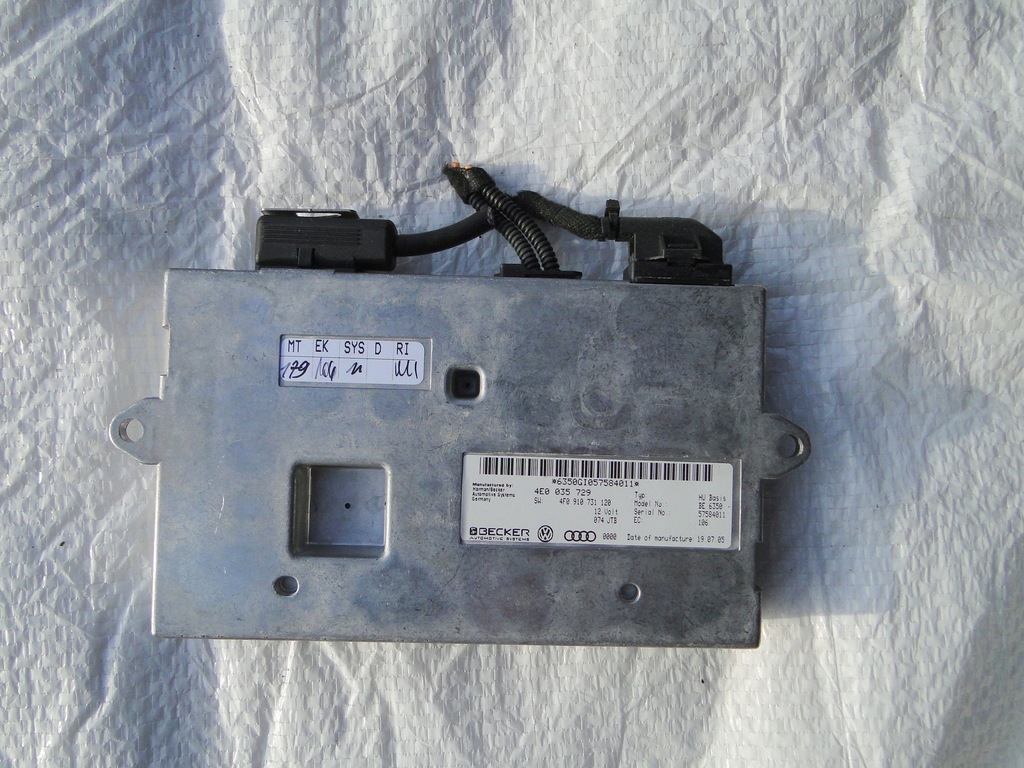 MODUŁ STEROWNIK MMI 4E0035729 4E0910731 AUDI A6 C6 - 12608334451 - oficjalne archiwum Allegro