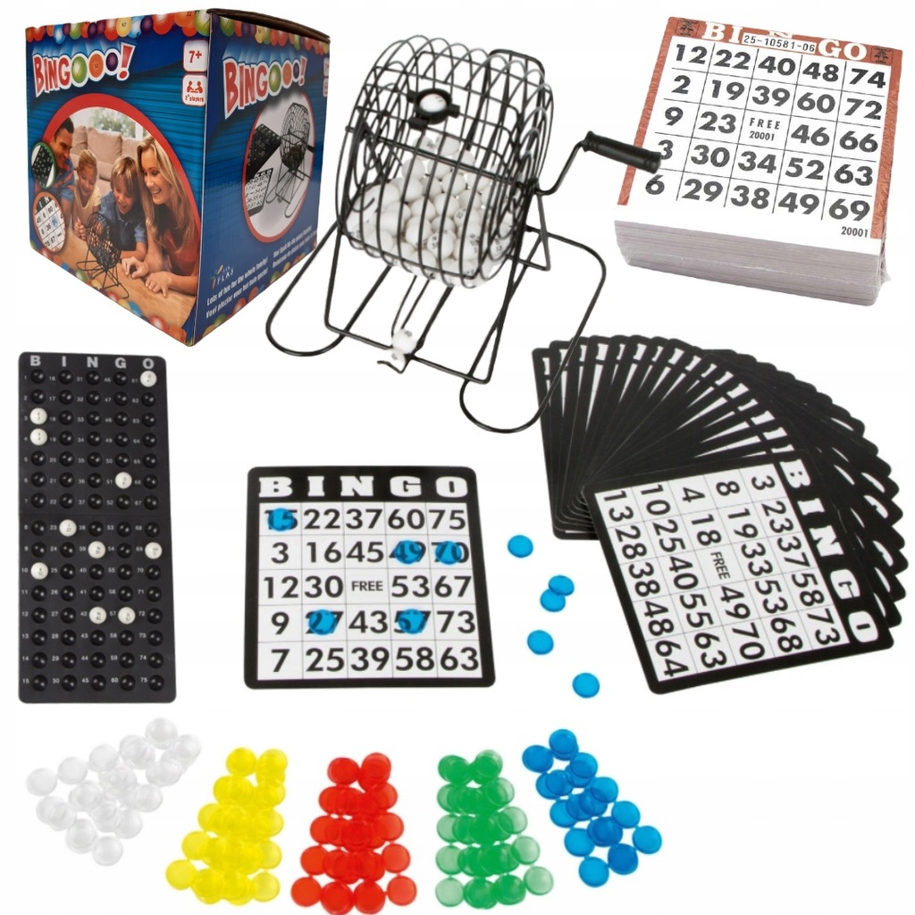GRA BINGO LOTTO BĘBEN METAL + KARTY DO GRY 500SZT. - 12907744001 ...