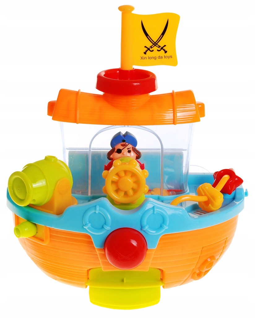zabawka kąpielowa STATEK PIRACKI dla dzieci - 12925286559 - oficjalne ...