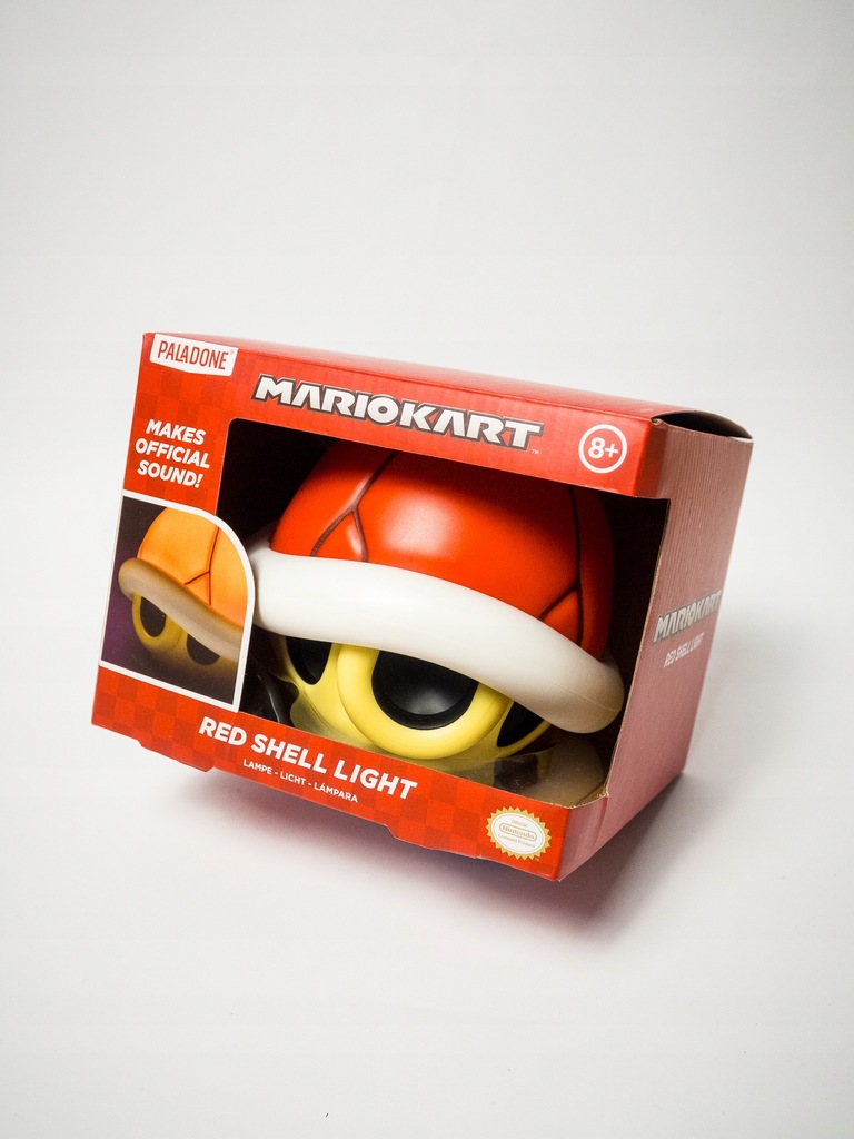 Lampka Paladone Super Mario Red Shell Light z dźwiękiem - 14932450378 ...
