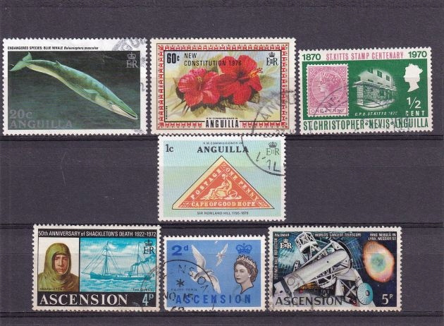 Kolonie angielskie . 1970. Anguilla . Ascension . kasow - 17103724604 ...