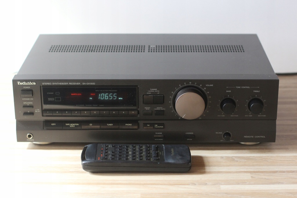 Technics SA-GX130D amplituner , pilot , opis - 14387872935 - oficjalne ...