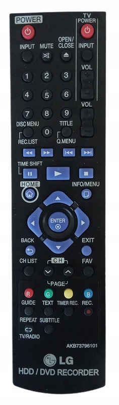 Pilot LG AKB73796101 HDD/DVD RH735T RH-735T - 11857462475 - oficjalne ...