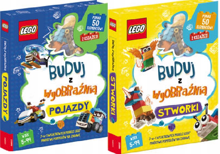 Lego Iconic Buduj z wyobraźnią Pojazdy + Stworki - 9154376312 - oficjalne archiwum Allegro