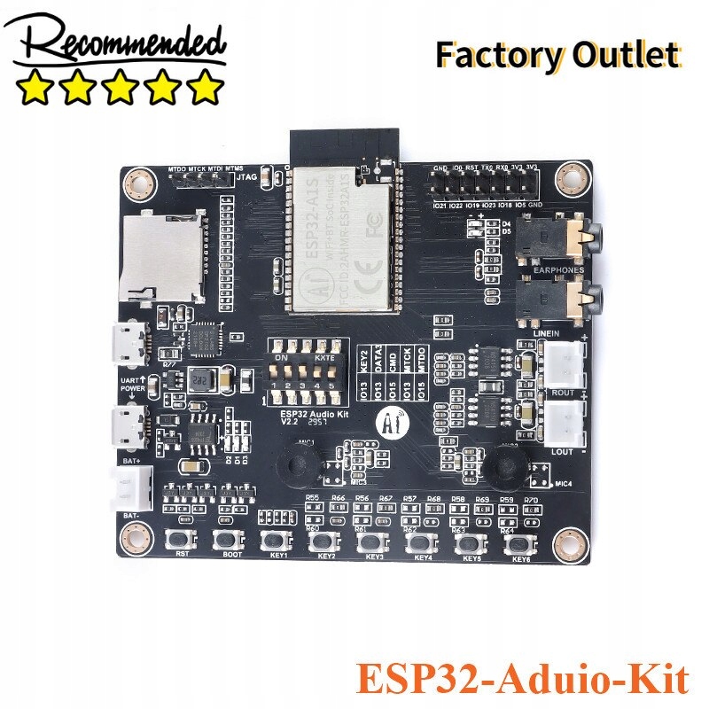 re z ESP32-A1S 8M PSRAM Serial do WiFi ESP32-Audio - 12426632333 - oficjalne archiwum Allegro