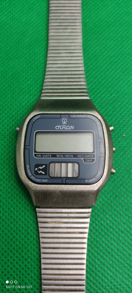 Stary Zegarek Otron Solar Elektroniczny Unikat ! - 12397115726 ...