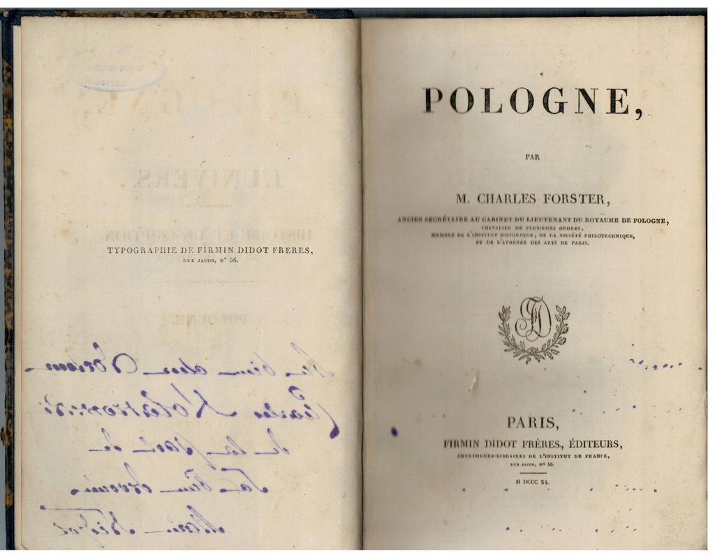Charles Forster - Pologne 1840 komplet staloryty - 8770870719 ...