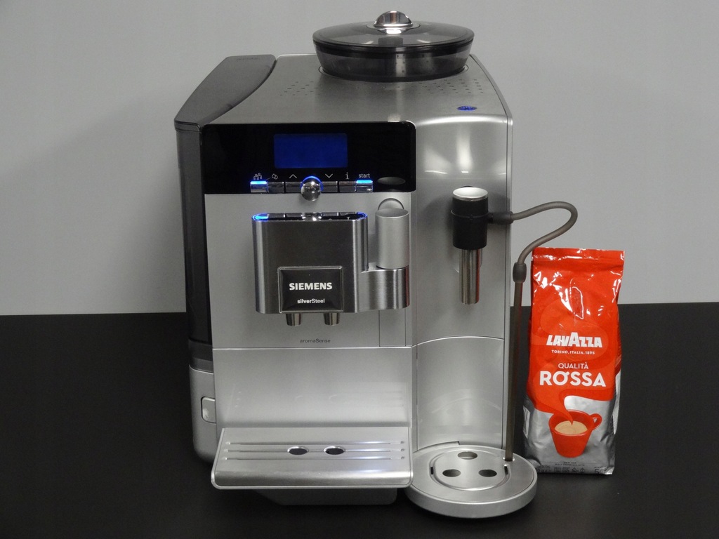 SIEMENS EQ7 SILVERSTEEL AROMASENSE EKSPRES ONETOUCH MŁYNEK TYLKO 2900 KAW - 15509644786 ...