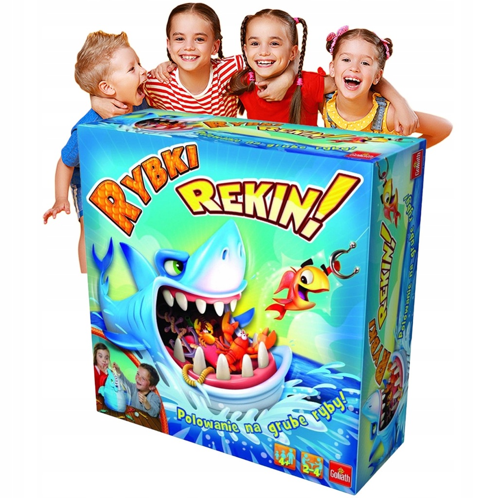 Gra dla Dzieci RYBKI REKIN Zręcznościowa ZABAWNA!! - 12307721065 ...