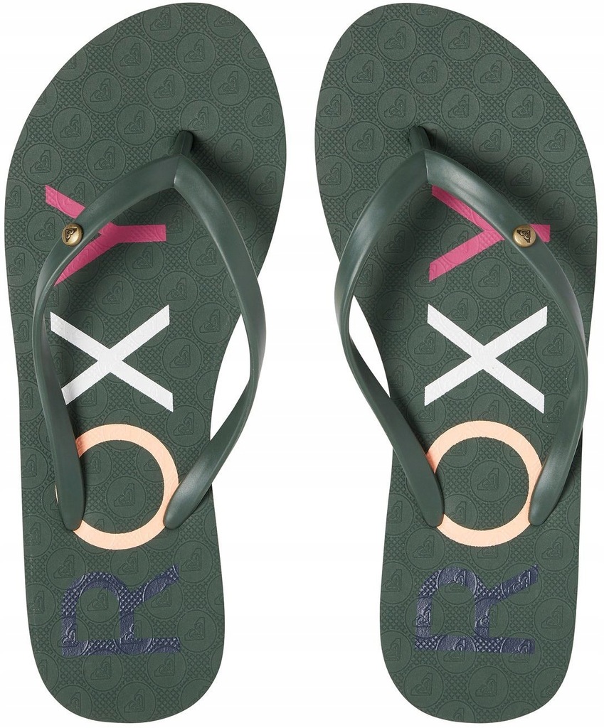 KLAPKI JAPONKI DAMSKIE BASENOWE SANDY ROXY 42 - 9175633941 - oficjalne ...