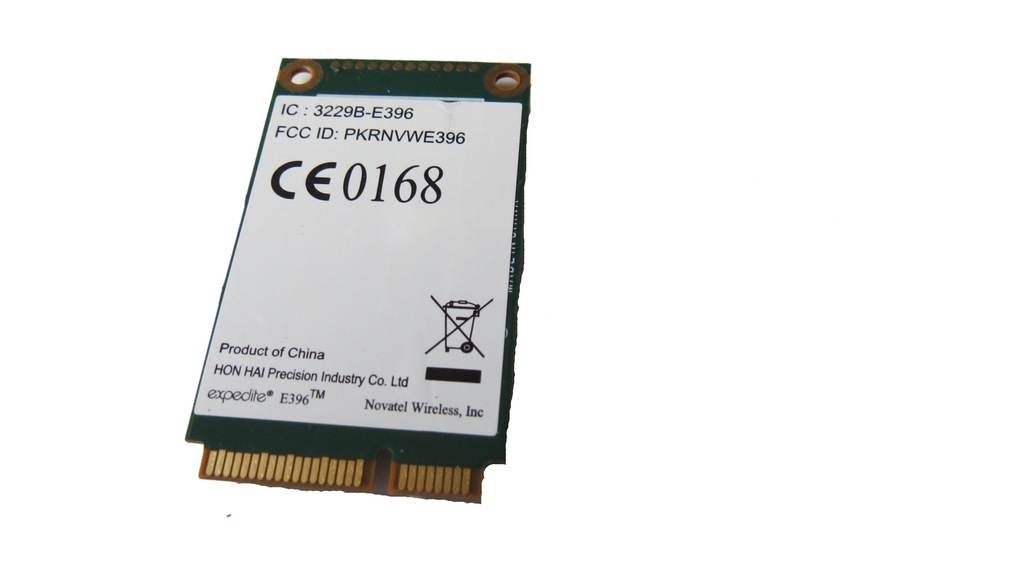 Novatel E396 3G/EVDO/HSPA+ Mini PCI 14,4Mbps RACH - 6862064803 ...