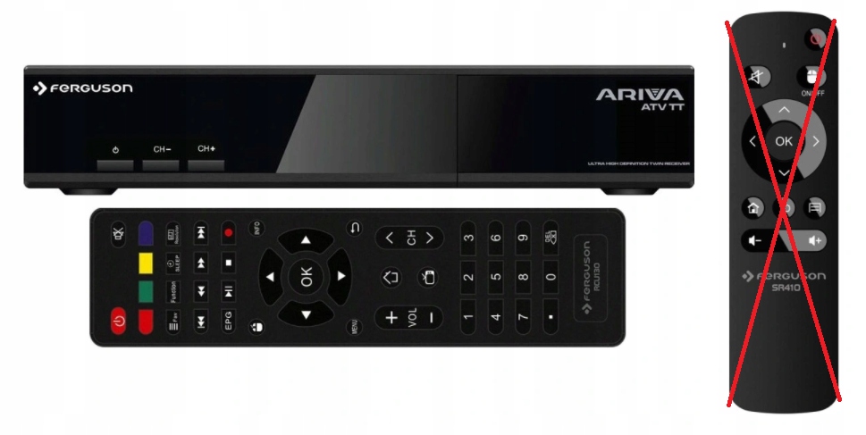 Tuner Dekoder Ferguson Ariva TT ATV Android 2x SAT - 11475902822 ...