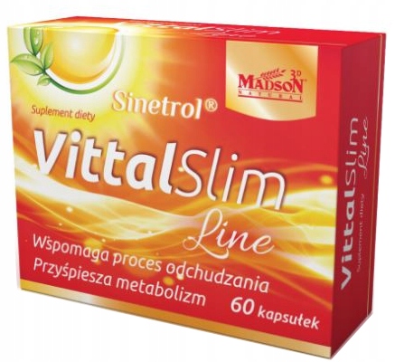 MADSON VITTAL SLIM LINE SINETROL ODCHUDZANIE 60KAP - 11212951005 ...