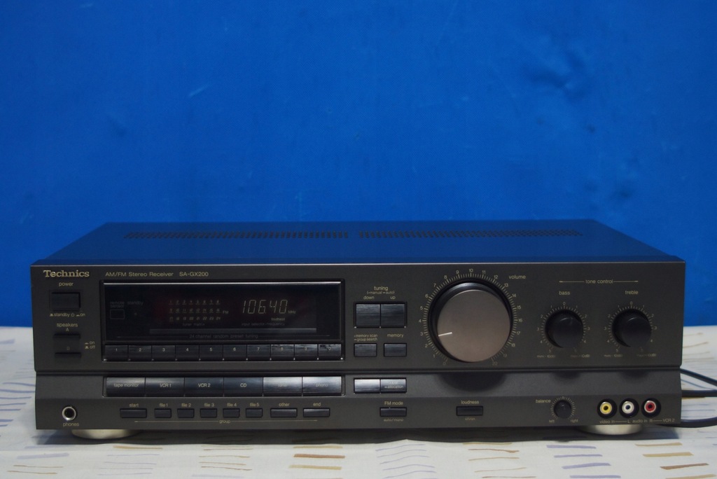 Amplituner Technics SA-GX200 2.0 czarny, OKAZJA - 15112063809 - oficjalne archiwum Allegro