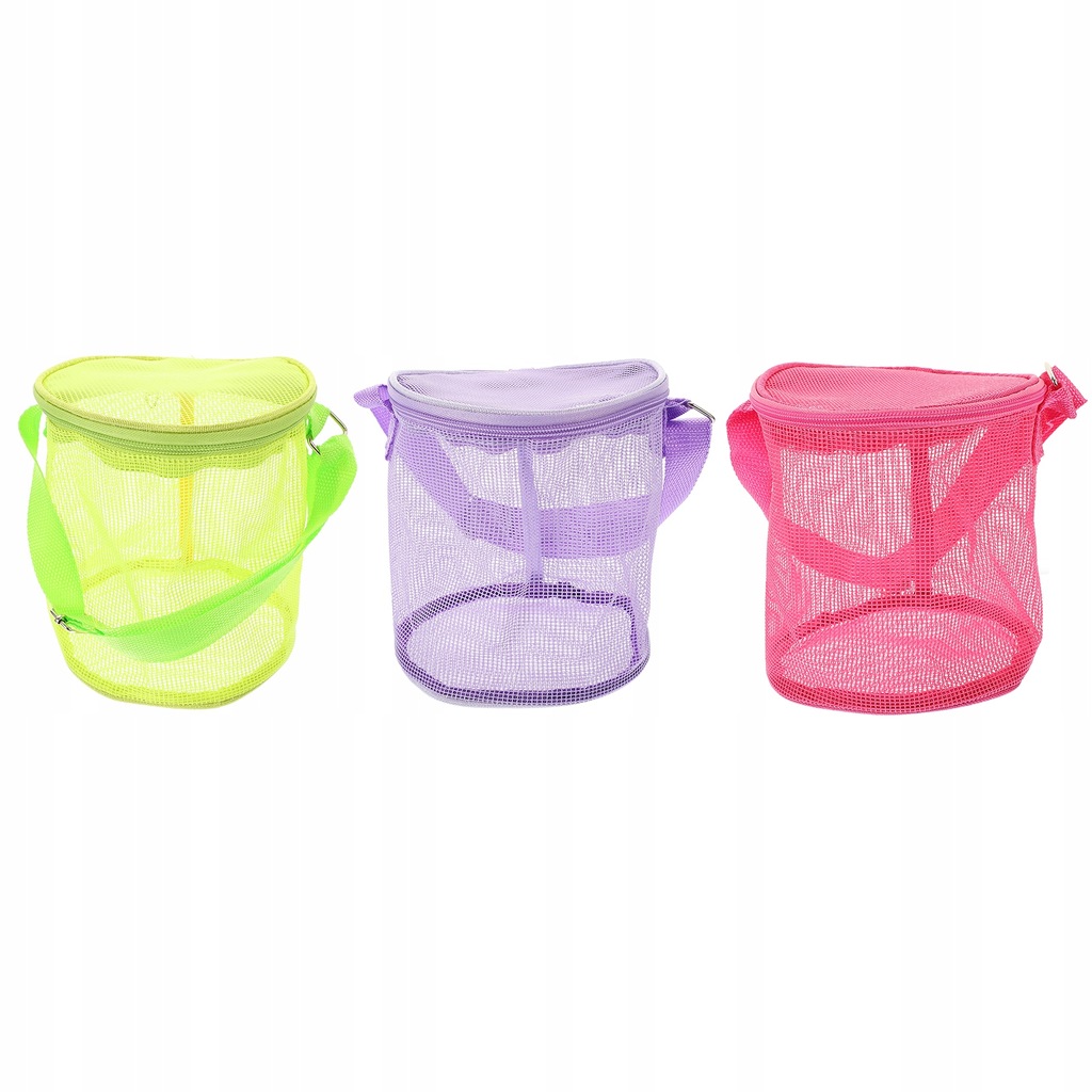BEACH BUCKET MESH BUCKETS PORTABLE BUCKETS 3 PCS - 15416032249 ...