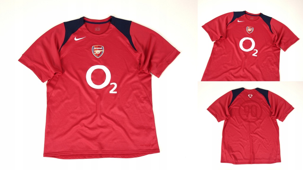 NIKE TOTAL 90 ARSENAL O2 VINTAGE KOSZULKA MĘSKA L - 12656992093 ...
