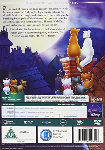 Phil Harris The Aristocats (Special Edition) [DVD] - 12354697632 ...