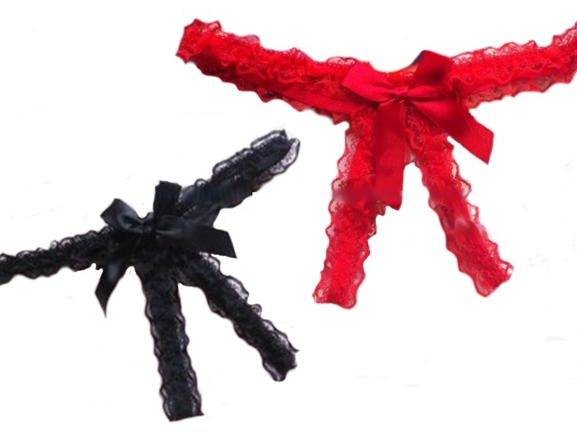 Super seksowne, walentynkowe mini stringi, open - 11979027358 ...