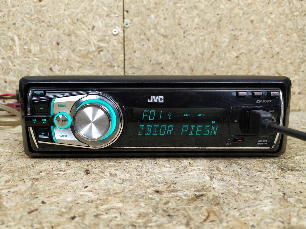 Radio samochodowe JVC KD-R701 MP3 CD AUX USB - 10188541394 - oficjalne archiwum Allegro