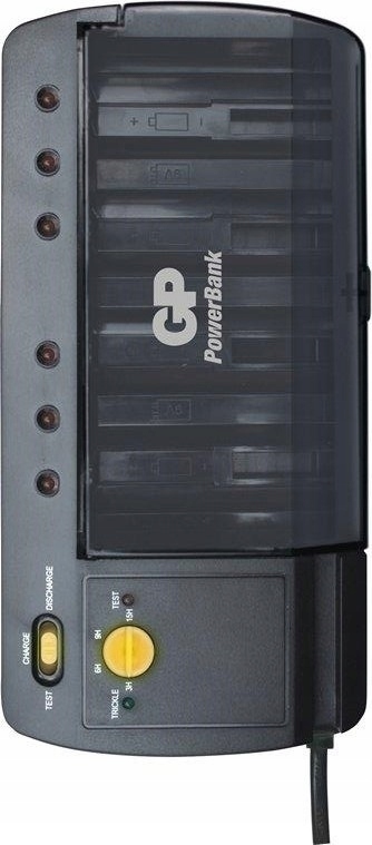 Ładowarka GP PB320 AA AAA D C 9V uniwersalna 230V - 8587785464 ...
