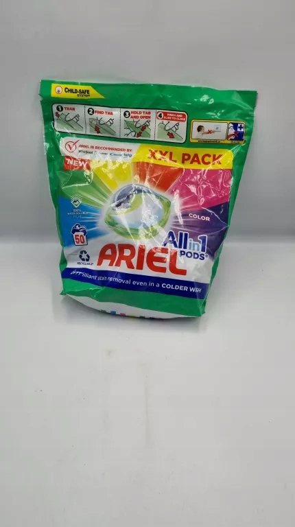 KAPSUŁKI DO PRANIA ARIEL ALL IN 1 PODS 50SZT COLO - 13075680140 ...