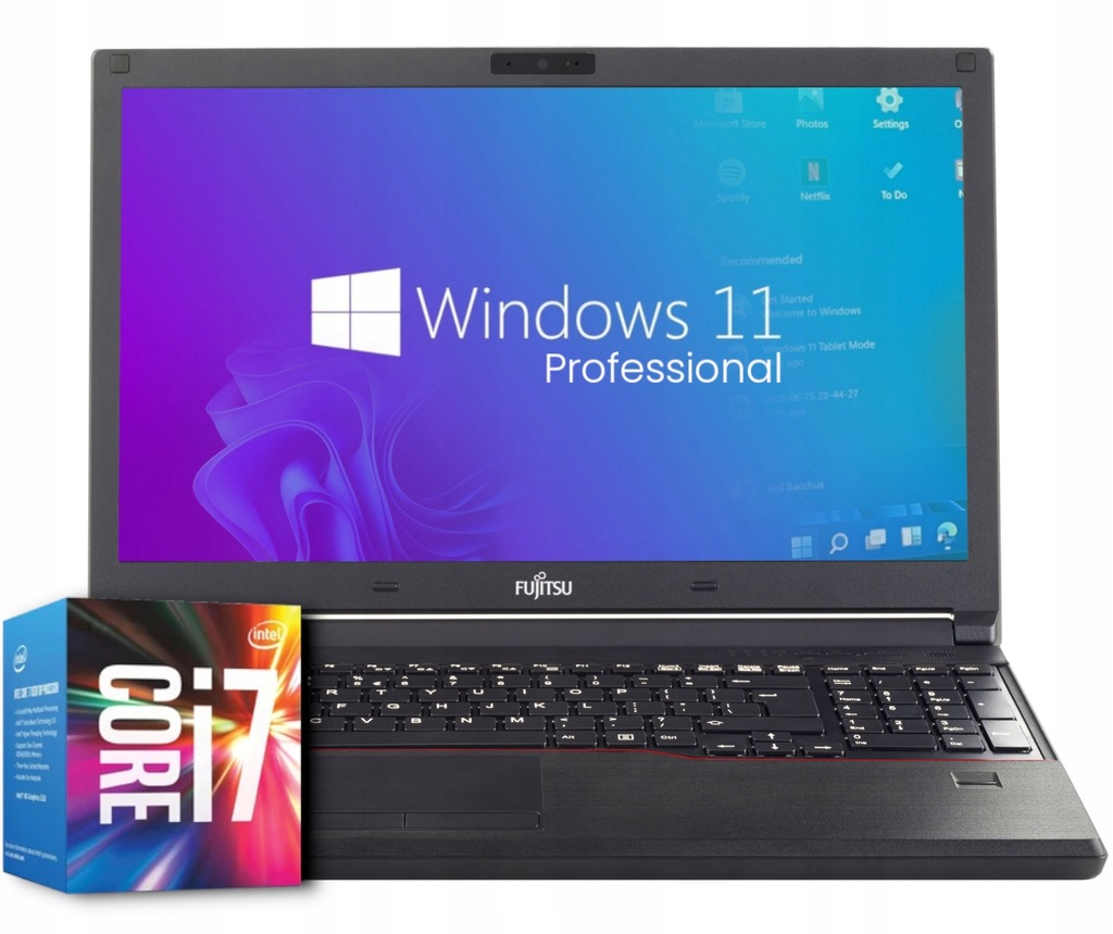 Fujitsu Lifebook E556 i7 Windows 11 Professional FHD IPS 16GB 512GB SSD - 14338681298 ...