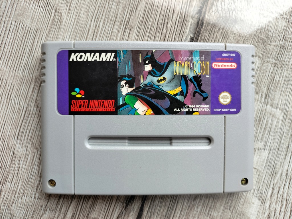 The Adventures of Batman & Robin ! Super Nintendo SNES PAL ...