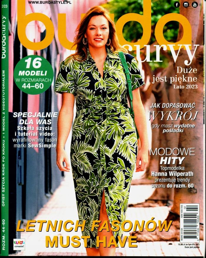 BURDA CURVY 2 / 2023 DUŻE JEST PIĘKNE - 13744835745 - oficjalne archiwum Allegro