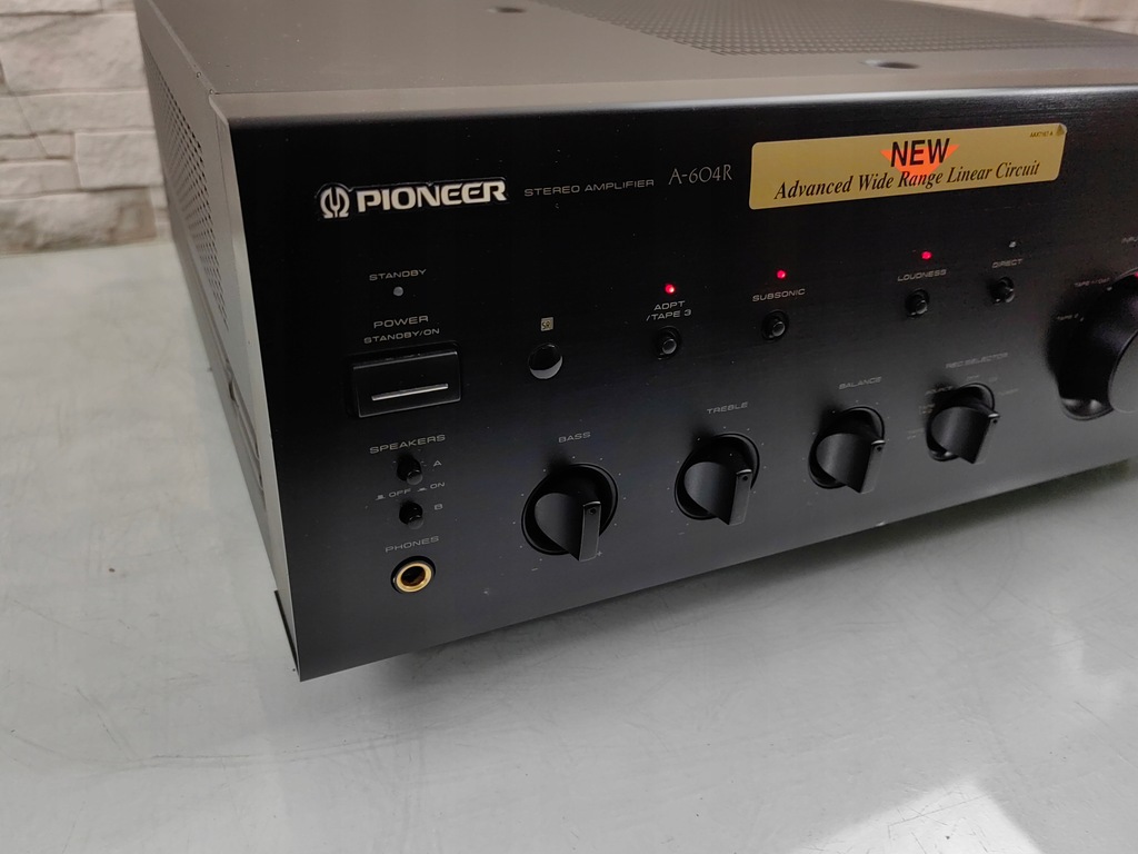 PIONEER A-604R Wysokiej klasy wzmacniacz stereo - 13309074022 - oficjalne archiwum Allegro