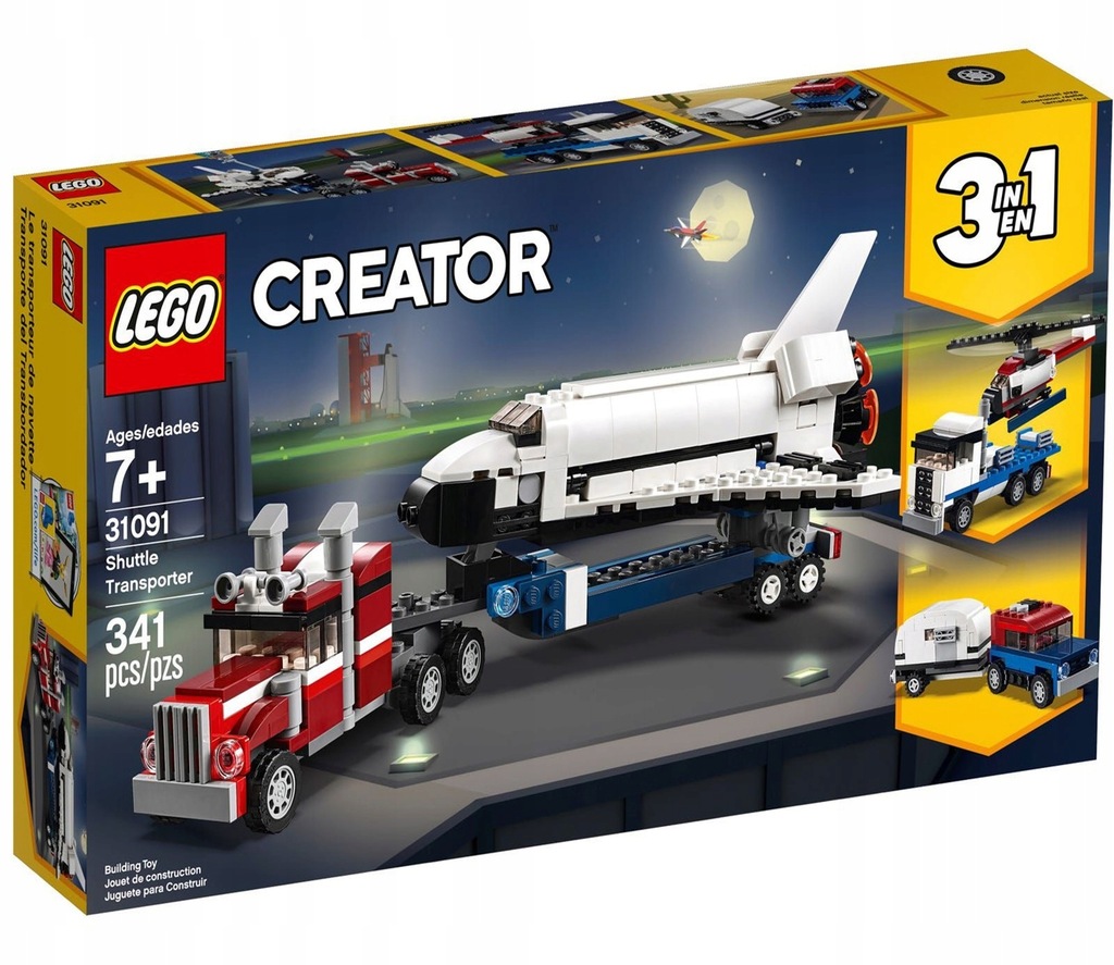 LEGO 31091 Creator 3w1 Transporter promu - 12815286590 - oficjalne ...