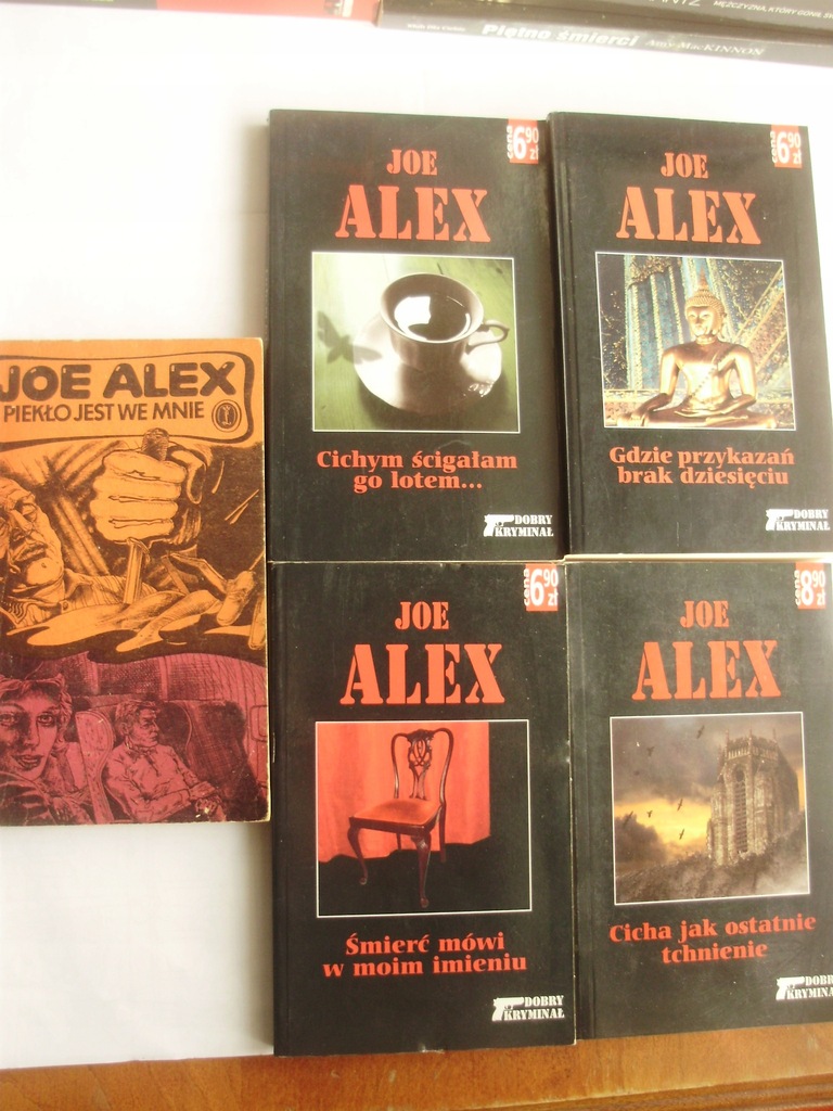JOE ALEX Zestaw ksiazek - 12627631407 - oficjalne archiwum Allegro
