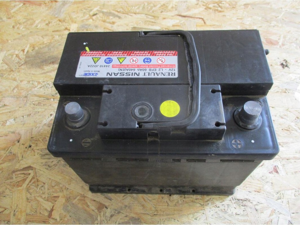 RENAULT CAPTUR CLIO IV AKUMULATOR EFB 60AH 640A - 12236991049 ...
