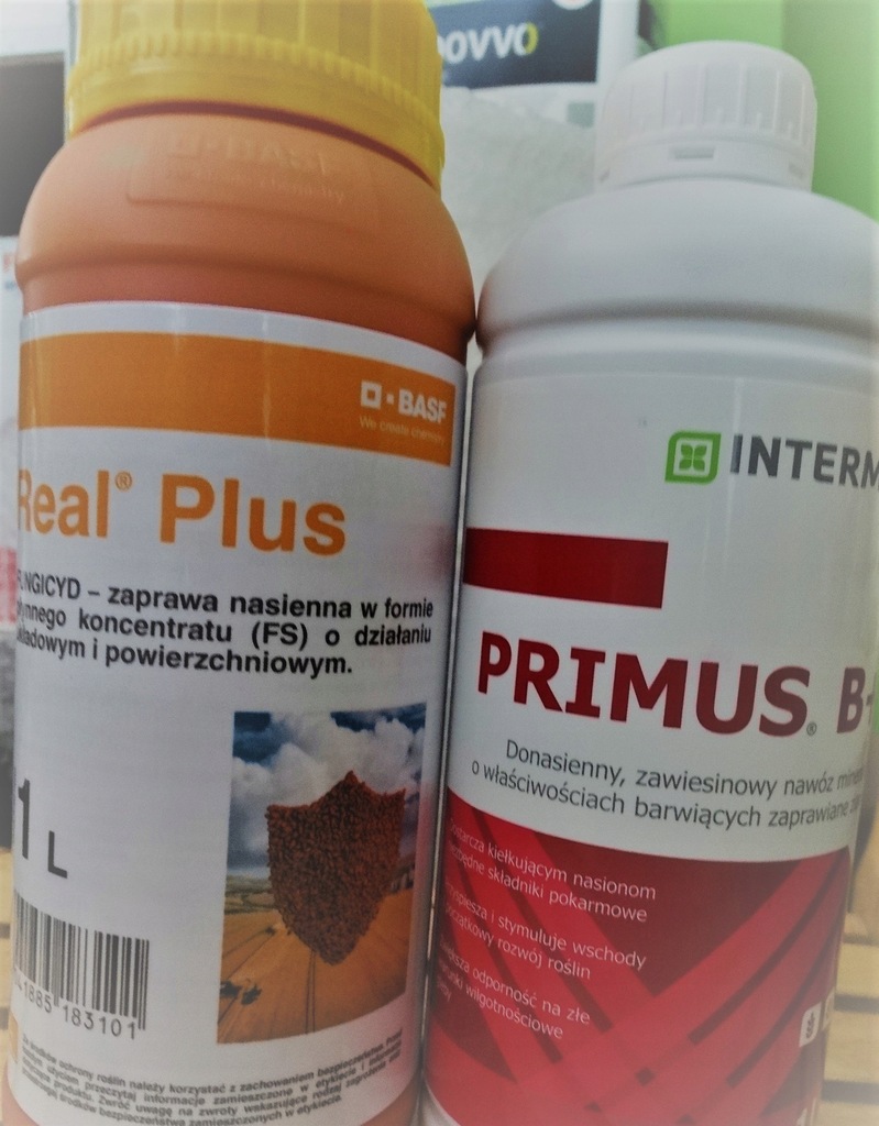 Zaprawa REAL PLUS 1l na 660kg + nawóz Primus B 1l - 12623375585 ...