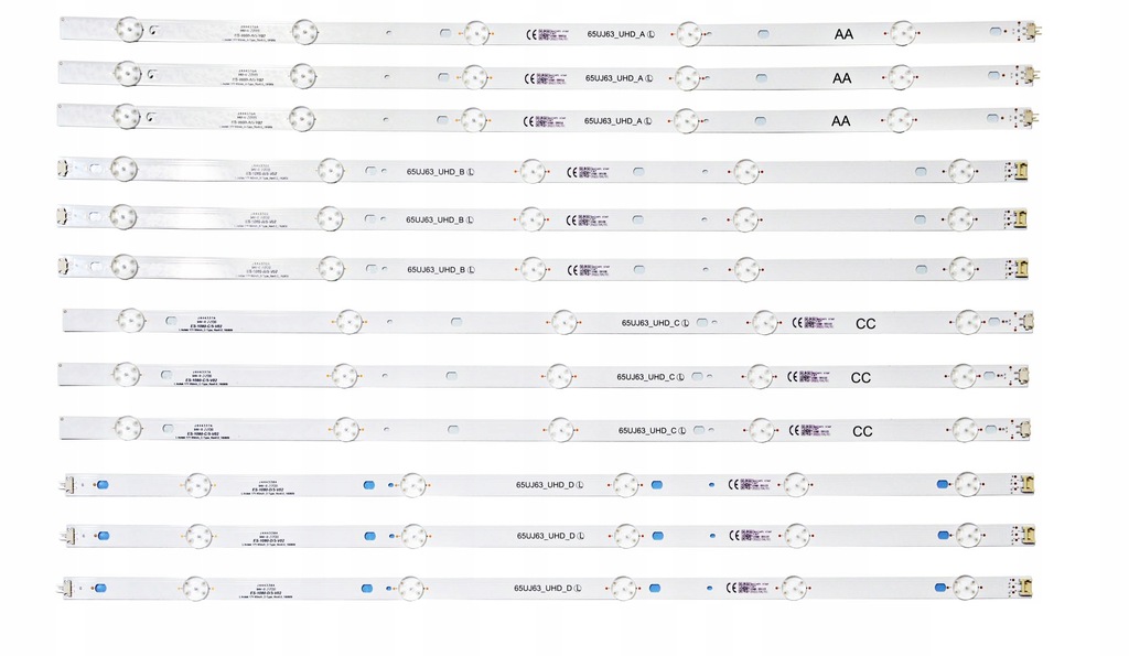 PODŚWIETLENIE LISTWY LED LG 65UK6100PLB 65UJ6307 65UJ634V 65UJ6560 ...