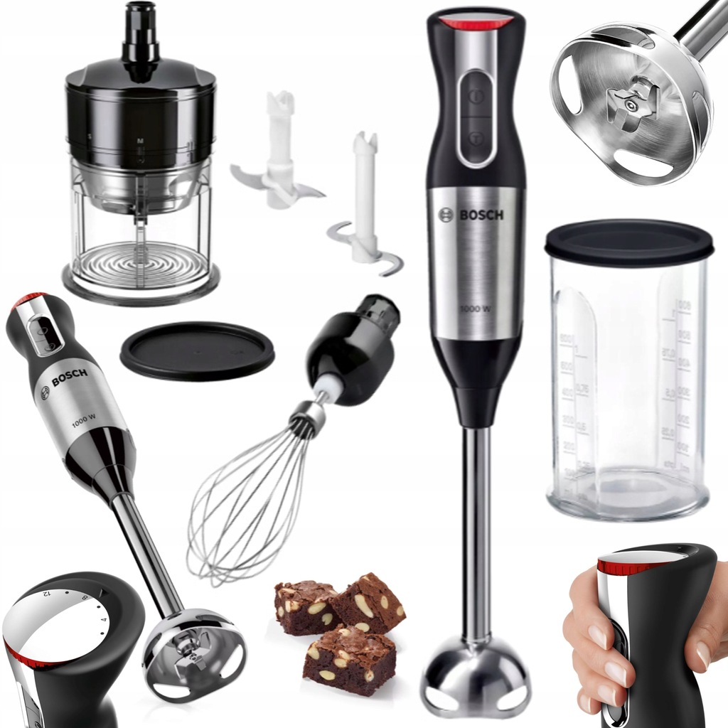 Blender ręczny Bosch MS6CM6166 1000 W Rozdrabniacz - 10848568460 ...