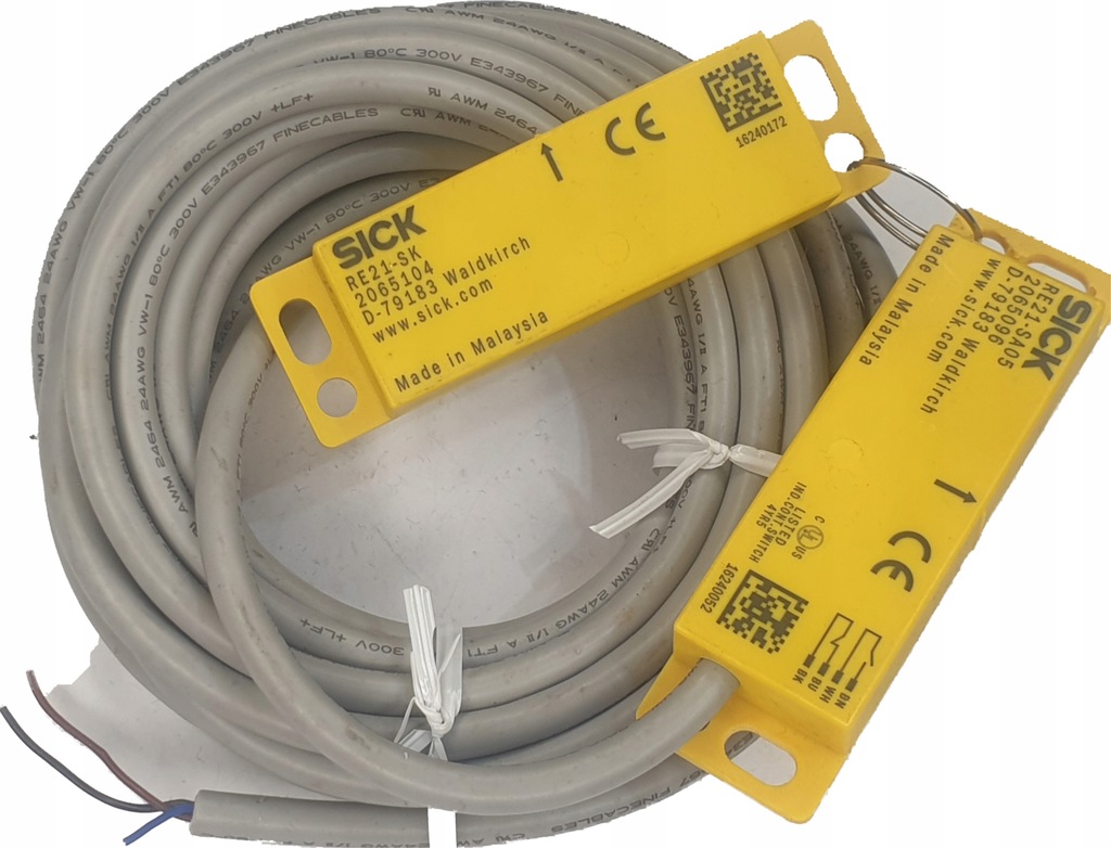 czujnik przełącznik bezpieczeństwa SICK RE21-SK 2065104 + RE21-SA05 ...