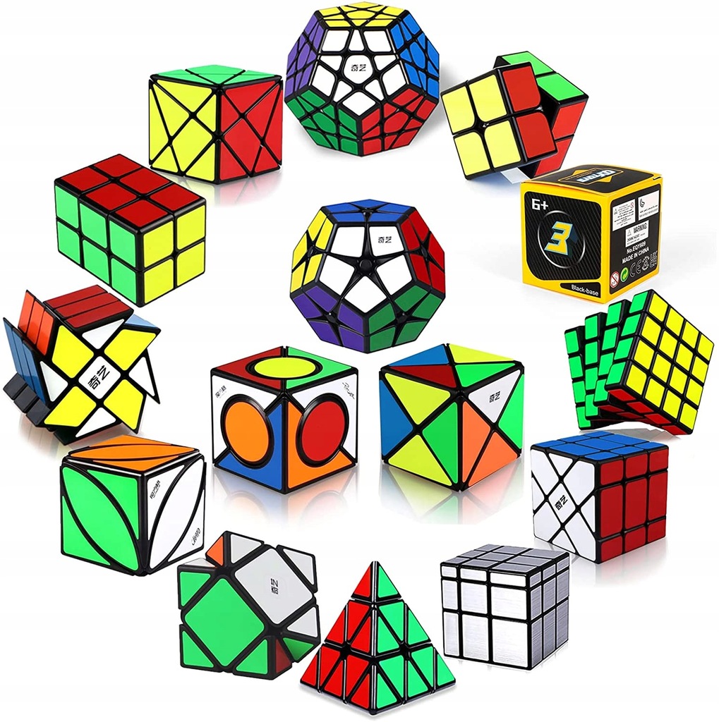 15w1 3x3 4x4 XCube MEGAMINX PYRAMINX kostki rubika - 11825171207 ...