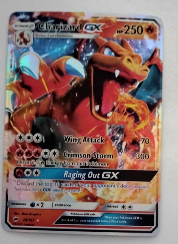 LEGENDARNA KARTA POKEMON CHARIZARD - 13661146151 - oficjalne archiwum Allegro