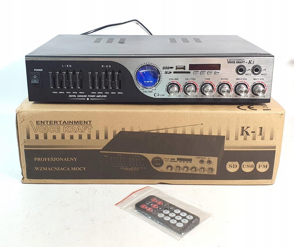Wzmacniacz Voice Kraft K1 - 12451851891 - oficjalne archiwum Allegro