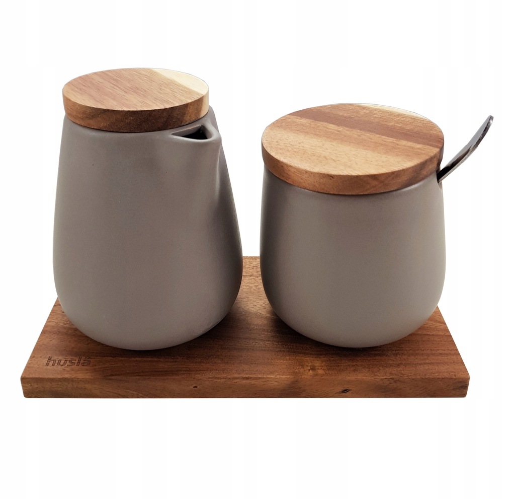 Zestaw cukiernica i mlecznik Porcelanowa HUSLA - 8671000622 - oficjalne ...